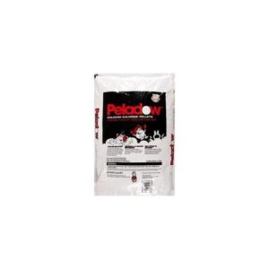 peladow calcium chloride pellets snow and ice melter, 50 lb.