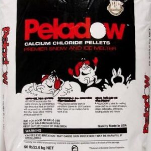 Peladow Calcium Chloride Pellets Snow and Ice Melter, 50 lb.