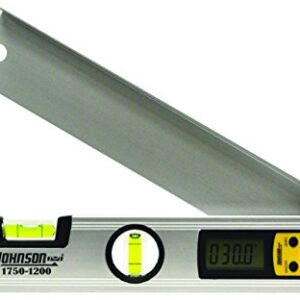 Johnson Level & Tool 1750-1200 Digital Angle Locator, 12", Silver, 1 Locator