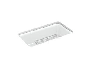 kohler k-8206-cm6 cairn sink, 33 in, matte white