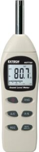 extech 407730-nist digital sound level meter 40-130db with nist