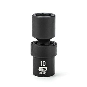 gearwrench 1/4" drive standard universal impact metric socket 10mm, 6 point - 84165