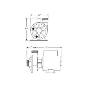 Waterway Plastics 3410030-1E Pump, 115-volt