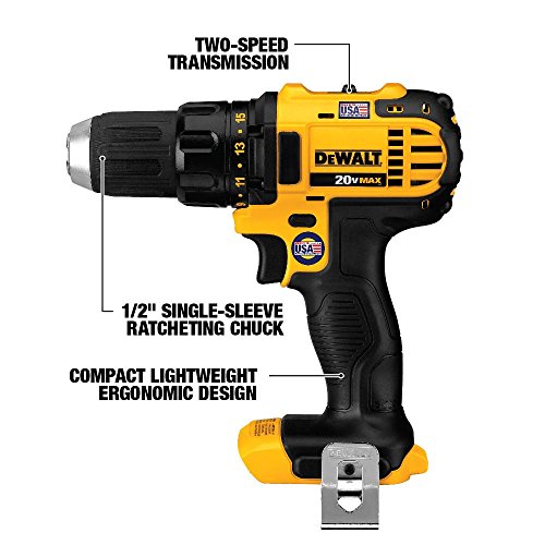 DEWALT 20V MAX Combo Kit, Compact 4-Tool (DCK420D2)