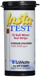 lamotte company 2998-12 insta-test strip hi-range salt