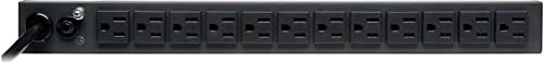 PDU1215 TRIPP LITE 12-outlets 15ft-cord 15a horizontal rackmount pdu strip 1u-0u