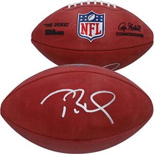 tom brady new england patriots autographed duke game football - autographed footballs