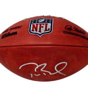 Tom Brady New England Patriots Autographed Duke Game Football - Autographed Footballs