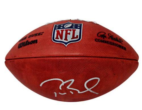 Tom Brady New England Patriots Autographed Duke Game Football - Autographed Footballs