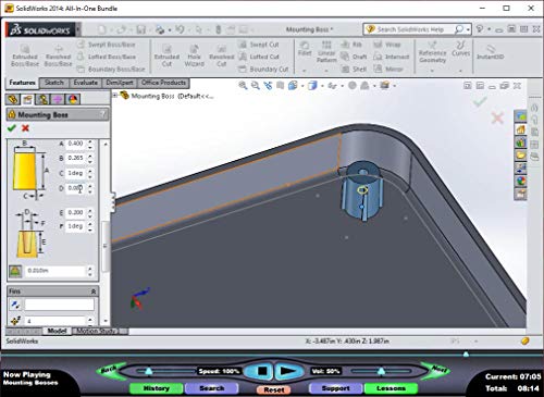 SOLIDWORKS 2014: Professional Modeling – Video Training Course