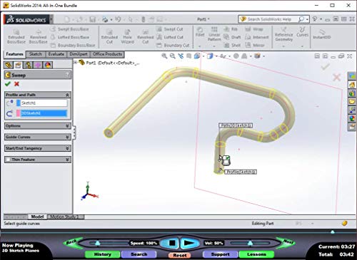 SOLIDWORKS 2014: Professional Modeling – Video Training Course