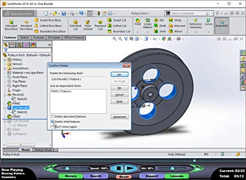 SOLIDWORKS 2014: Professional Modeling – Video Training Course