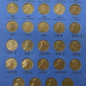 Complete Lincoln Wheat Penny Cent Collection Album 1941 - 1958 P D S Set