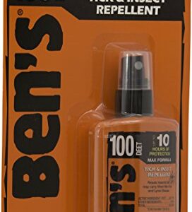 Ben's 100% DEET Mosquito, Tick and Insect Repellent, 3.4 Ounce Pump