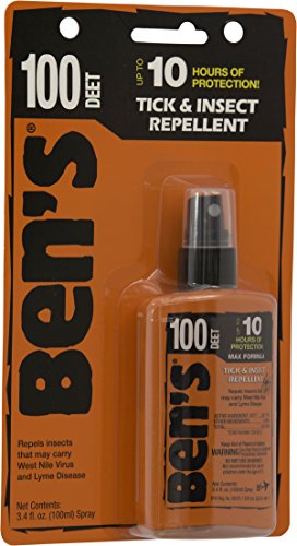 Ben's 100% DEET Mosquito, Tick and Insect Repellent, 3.4 Ounce Pump