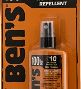 Ben's 100% DEET Mosquito, Tick and Insect Repellent, 3.4 Ounce Pump