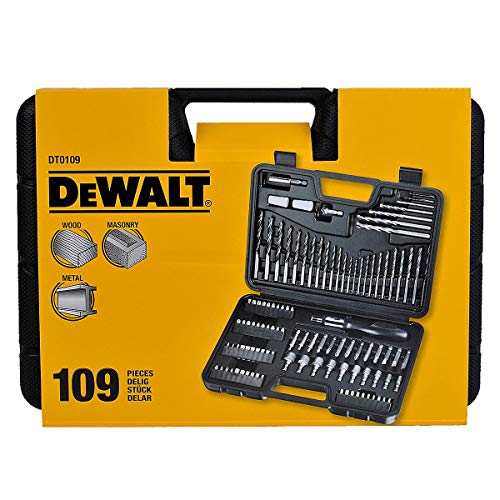 DeWalt DT0109 Screwdriver and Drillbit Set (109 Pieces)