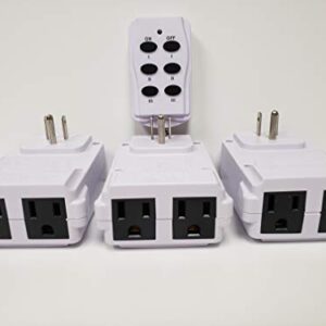 Remote Control Power Strip - 3 Wireless Receivers