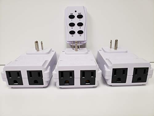 Remote Control Power Strip - 3 Wireless Receivers