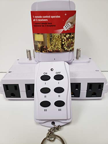 Remote Control Power Strip - 3 Wireless Receivers