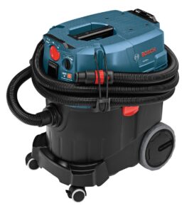 bosch vac090a 9-gallon dust extractor with auto filter clean, blue