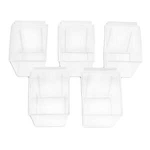 proslat 3220 probin storage bin designed for pvc slatwall, deep, 5-pack