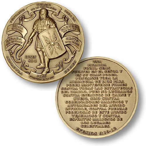 Armor of God - Spanish Version Challenge Coin