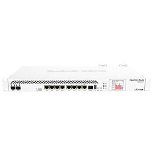 mikrotik ccr1036-8g-2s+ 36 core cpu, cloud core router, 8x gigabit ports, 2x sfp+ ports, color touchscreen lcd, 4gb.