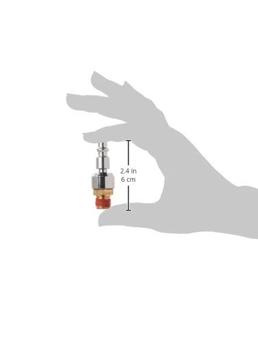 Bostitch BTFP72333 Industrial 1/4-Inch Series Swivel Plug - 1/4-Inch NPT Male Thread