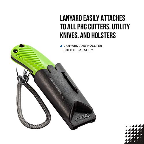 Pacific Handy Cutter S5R Safety Cutter, Right Handed Retractable Utility Knife & Ergonomic Film Cutter, Bladeless Tape Splitter, Steel Guard, Safety & Damage Protection, Warehouse & In-Store Cutting , green