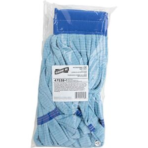 genuine joe - gjo47538 microfiber wet mophead refill blue small