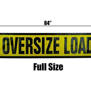 Oversize Warning Products - EZ Hook Oversize Load Sign 18" X 84" - Made in USA