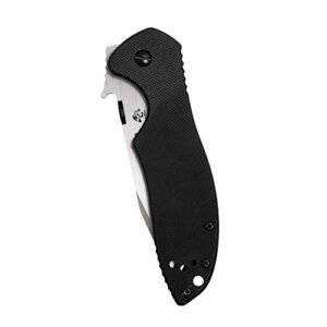 Kershaw Emerson CQC-7K Folding Pocket Knife, 3.25 inch Tanto Blade, Textured G10 Front, Manual Open, 5 oz