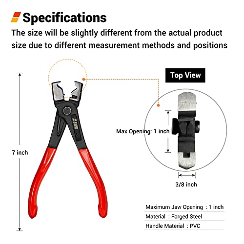 EWK Clic & Clic-R Collar Hose Clamp Pliers, CV Boot Clamp Pliers for Mercedes Benz BMW Audi VW