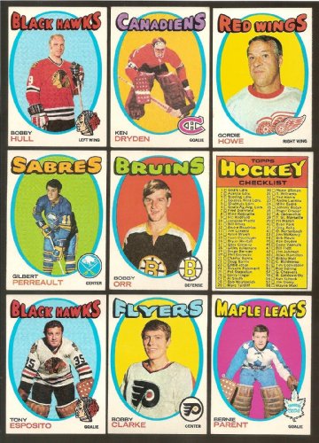 1971-72 1971/72 Topps Hockey Complete 132 Card Set Ken Dryden Rookie Exmt - Nrmt