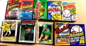 100 topps fleer donruss bowman baseball card lot ~ 1986 to 1991 ~sealed wax packs estate sale warehouse find!