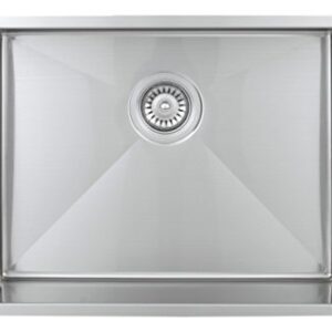 Wells Handcrafted 23-inch 18-gauge Undermount Single Bowl ADA Compliant Stainless Steel Kitchen Sink