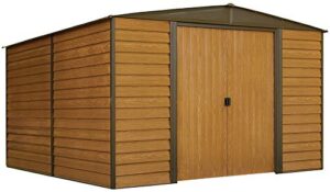 arrow shed wr1012 woodridge eg feet steel storage shed, 10 ft. x 12 ft