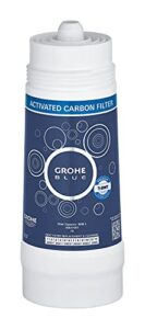 grohe 40547001 blue active carbon replacement water filter 792.5 gallon capacity