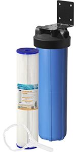 apec water systems cb1-sed20-bb whole house sediment water filter 20" home filtration system