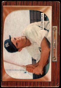 1955 bowman # 160 bill skowron new york yankees (baseball card) fair yankees