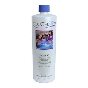 spachoice 472-3-1041 defense descaler for spas and hot tubs, 1-quart