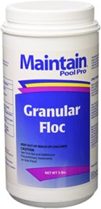 maintain 2405m 5 pounds swimming pool granular flocculant, 1-pack