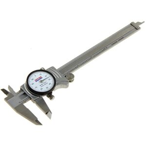 Anytime Tools Premium Dial Caliper 6"/0.001" Precision Double Shock Proof Solid Hardened Stainless Steel