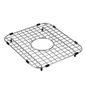 moen ga726 center drain bottom sink grid for 14" x 16" sink bowls, stainless steel