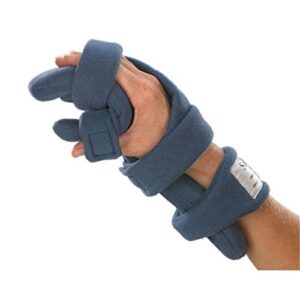 stroke hand brace: softpro functional resting hand splint, left, medium