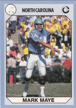 Mark Maye Football Card (North Carolina) 1990 Collegiate Collection #15