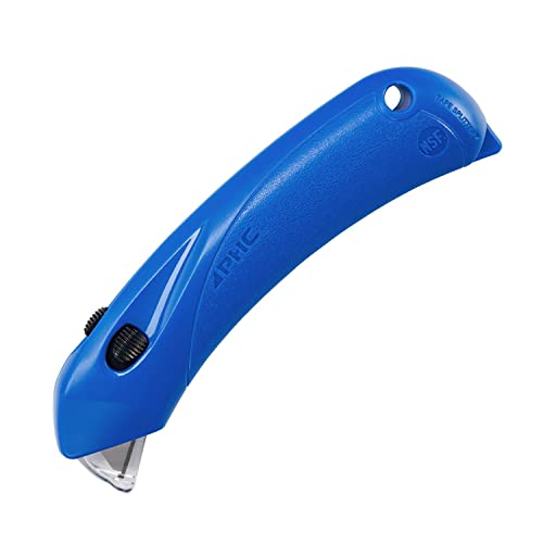 Pacific Handy Cutter RSC-432 Restaurant Safety Cutter with Auto-Locking Safety Hood, Disposable, Food-Safe NSF Certified Safety Box Cutter