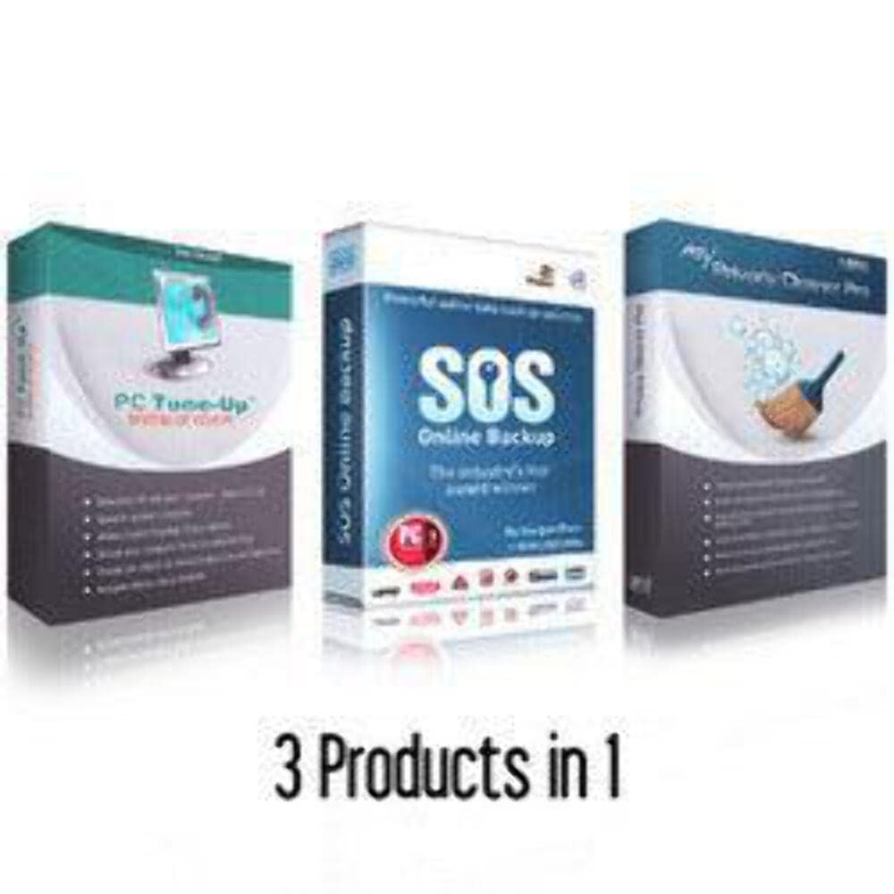 PC Tune-Up, Privacy Cleaner with SOS Backup - 2014 Security Essentials Suite