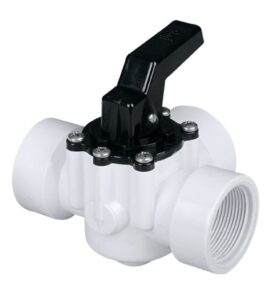 fibropool swimming pool diverter valve - 1 1/2 inch female threaded - 3 way - replacement valve for pools and spas